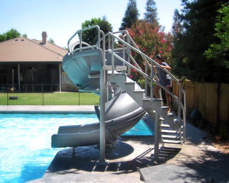 Vortex® Pool Slide | S.R.Smith Pool Slides