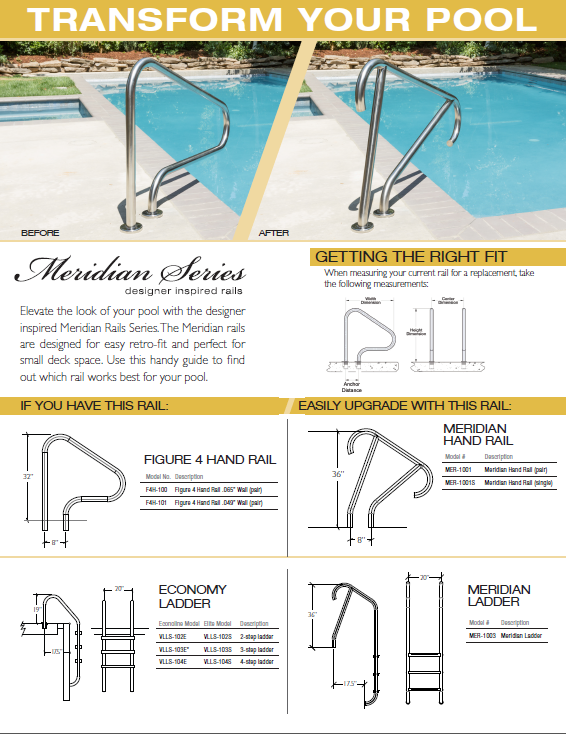 Meridian Series Stair Rail (MER-1004) - S.R. Smith Products